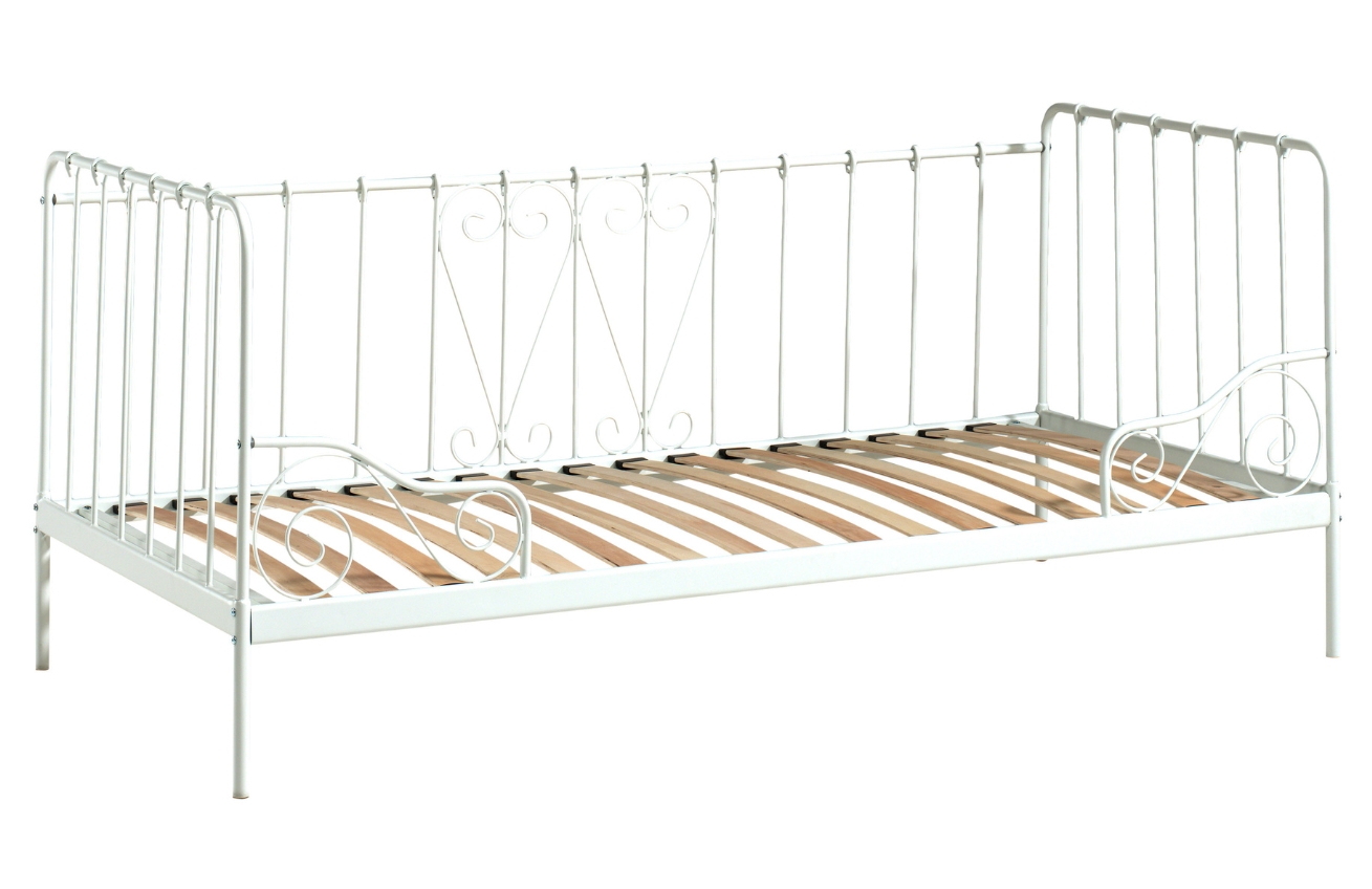 Bílá kovová postel Vipack Alice Captain 90 x 200 cm | Nábytek do všech ...